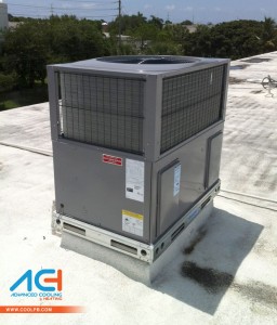 Another successful downflow air conditioner package installed on the ...